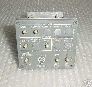 Aircraft Avionics, Audio Panel