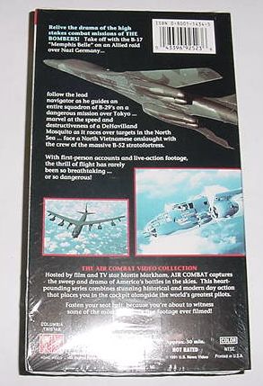 Bomber Aircraft VHS Video, THE BOMBERS - 10170