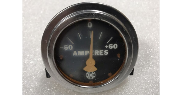 766,, Piper / Cessna Aircraft 60A Ammeter / Amps Indicator w/ Mounting ...