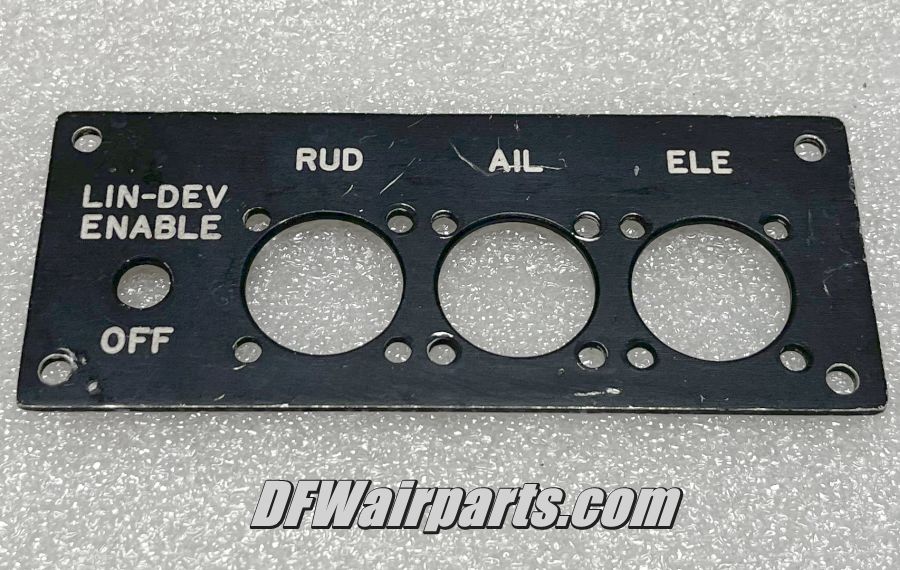 Beechcraft Hawker Control Surface Position Indicator Faceplate - 23974