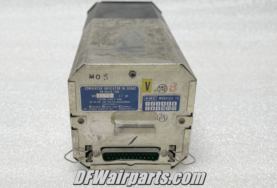50570-1200, IN-380AC, ARC Avionics / Cessna Aircraft VOR Course ...