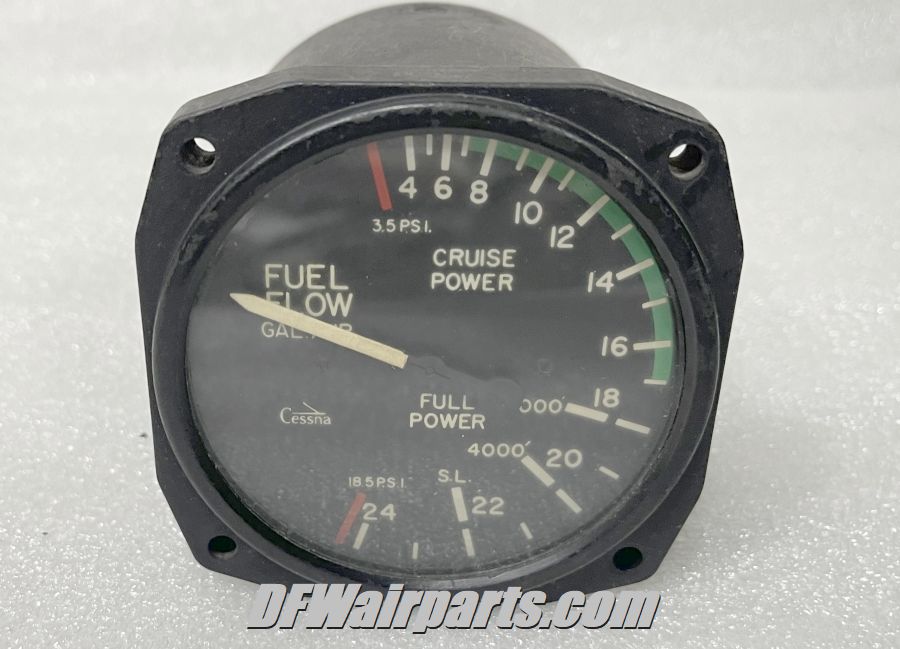 S-1393-N3, 22-868-038, Cessna Aircraft Fuel Flow Indicator - 22179