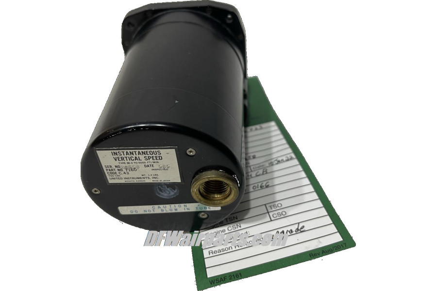 7160, 7160 C.43, Cessna Aircraft Instantaneous Vertical Speed Indicator ...