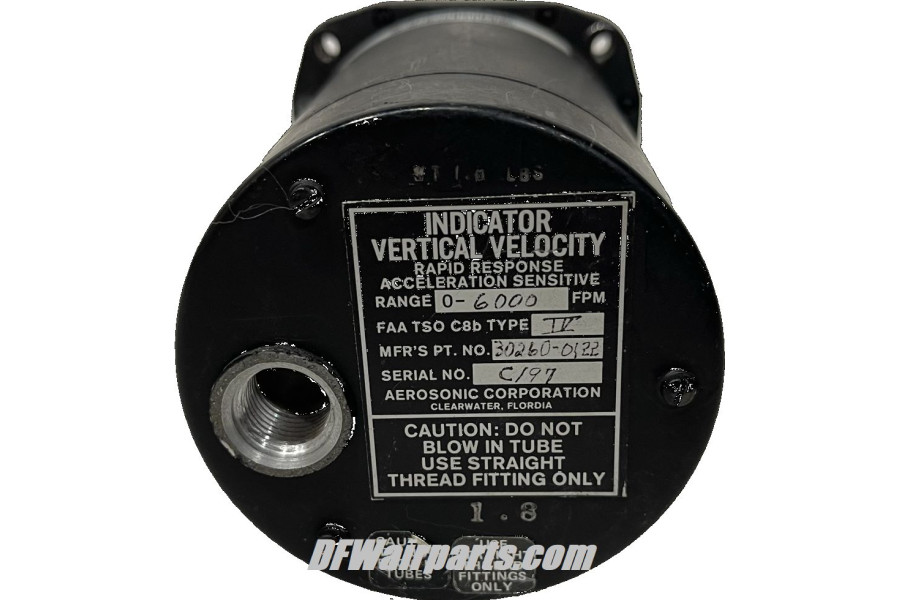 30260-0122,, Cessna Aircraft / Aerosonic Instantaneous Vertical Speed ...
