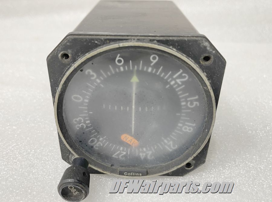 IND-350A, 622-4477-001, Collins Avionics NAV / VOR Navigation Indicator ...