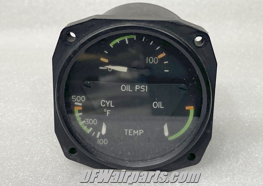 C662019-0101, 18C452-1, Cessna Aircraft Oil Pressure / Oil Temperature ...