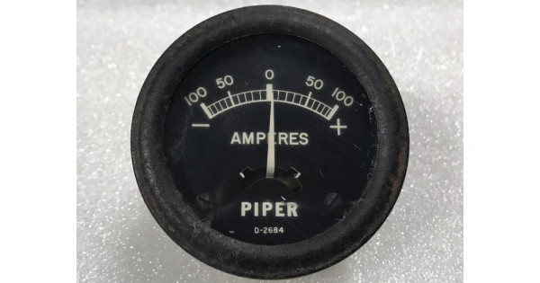 D-2684, 550-602, PA-23 Piper Apache / Aztec 100A Ammeter / Amps ...