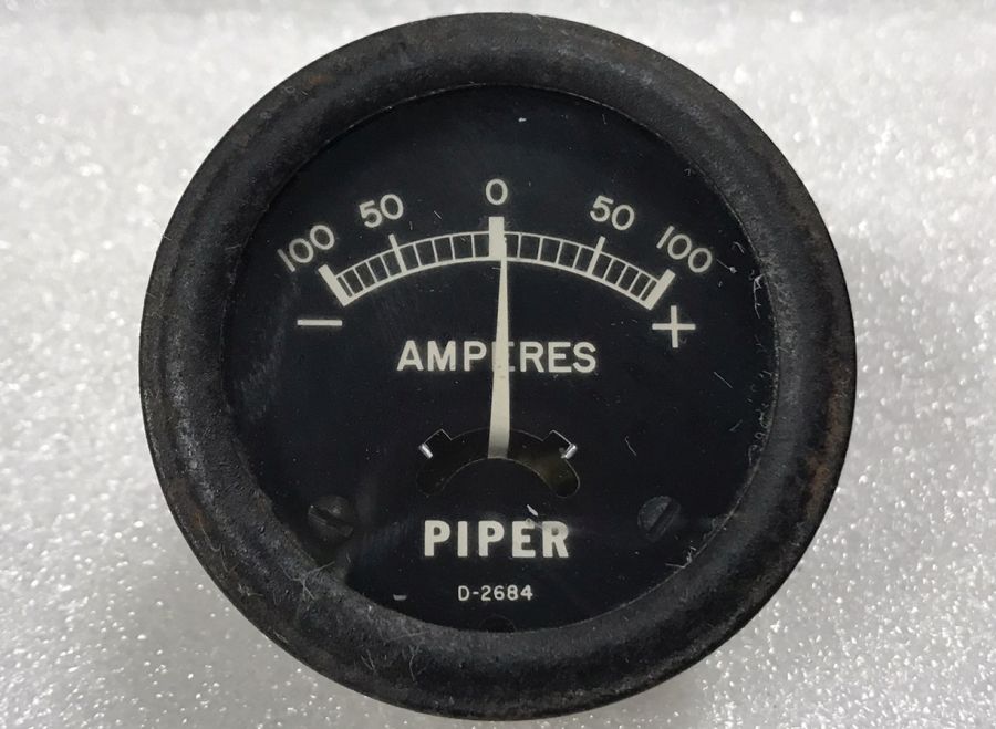 D-2684, 550-602, PA-23 Piper Apache / Aztec 100A Ammeter / Amps ...