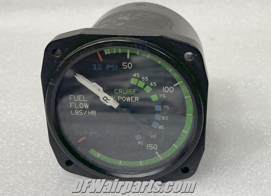 C662020-0106, 6060-G30, Twin Cessna Aircraft Fuel Flow Indicator - 22611
