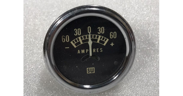 416883, 357BL-M1, Vintage Cessna / Piper Aircraft 60A Ammeter / Amps ...