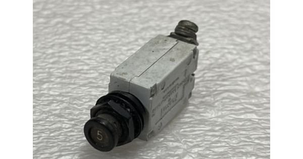 7277-2-5, 4200-002-5, Cessna Aircraft 5A Klixon Slim Circuit Breaker ...