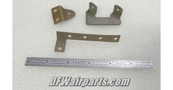 Lot of 3 Copper Aircraft Circuit Breaker Bus Bar Connector Strips - 24371
