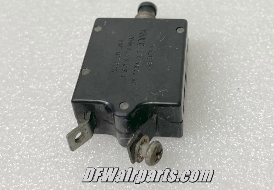 S1232-10, CB2310B, 10A Cessna Aircraft / Wood Electric Circuit Breaker ...