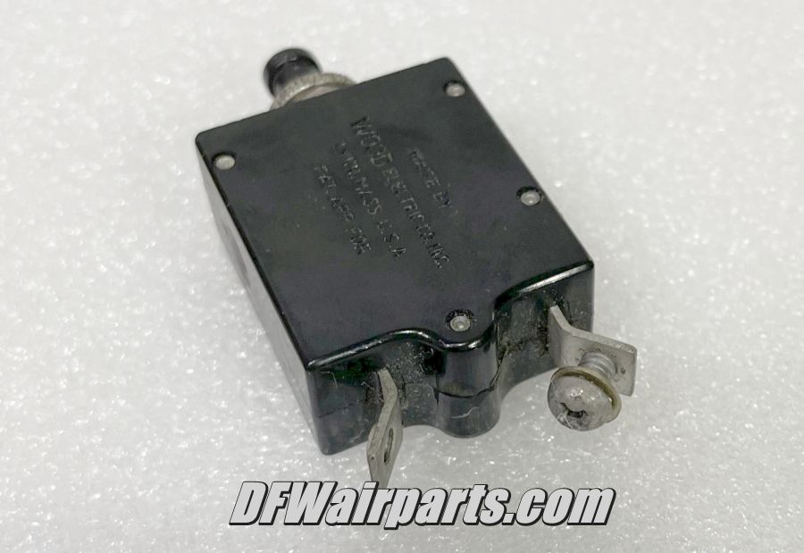 S-1232-10, CB2310A, 10A Cessna Aircraft / Wood Electric Circuit Breaker ...