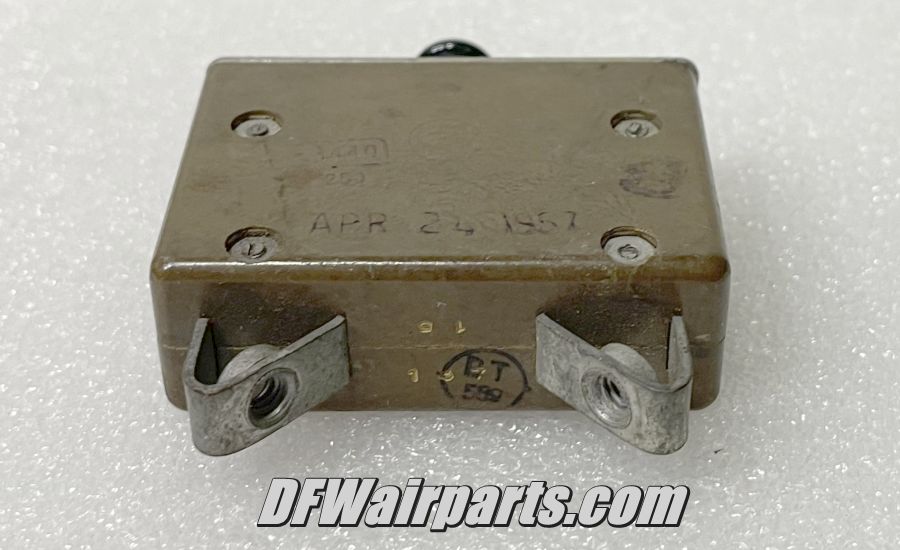MS25017-15, MP-92, 15A Mechanical Products Aircraft Circuit Breaker - 23371