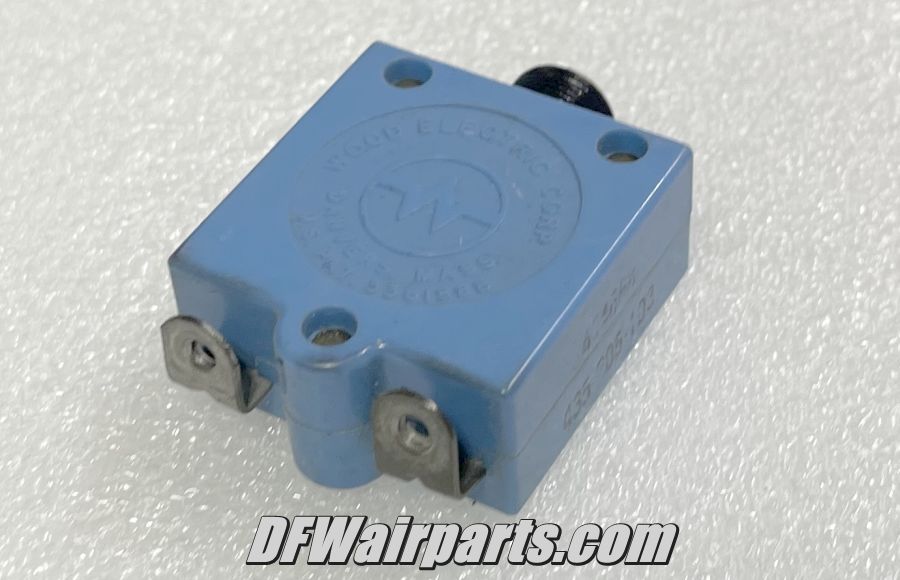 S1360-5L, 435-205-105, 5A Wood Electric Cessna Aircraft Circuit Breaker ...