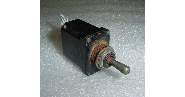 Aircraft Toggle Switch. P/N 102TL2-1 or MS27785-21.