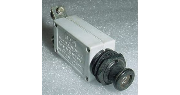 MS22073-2, 7274-11-2, 2A Slim Klixon Aircraft Circuit Breaker - 16821