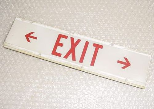Vintage Boeing 747 Aircraft Cabin Lighted Exit Sign. P/N 700517-3 or ...