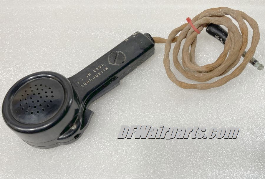 WWII RAF British Warbird Aircraft Pilot Microphone - 22678