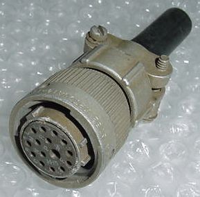 Aircraft Avionics Cannon Plug Connector. P/N PT06A14-15S.