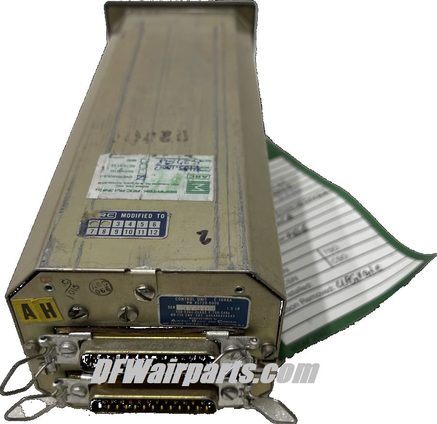 45720-0000, C-1048A, ARC Avionics / Cessna Aircraft Nav Control Panel ...