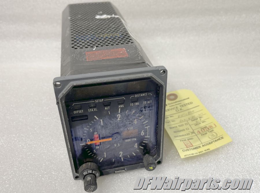 VNI-80A, 622-4185-011, Collins Aircraft Vertical Navigation Indicator w ...