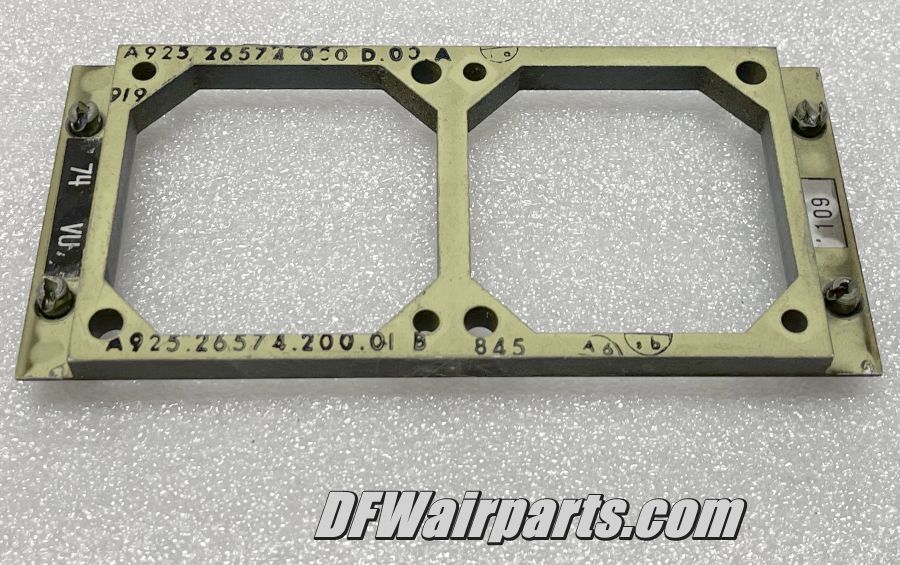 Corporate Aircraft Dual Indicator Control Panel Plate - 24001
