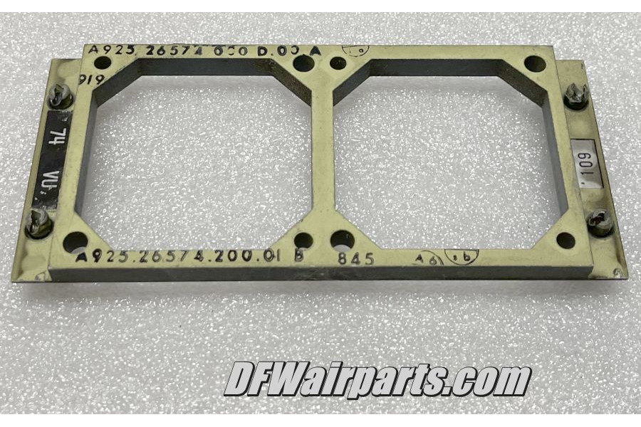 Corporate Aircraft Dual Indicator Control Panel Plate - 24001