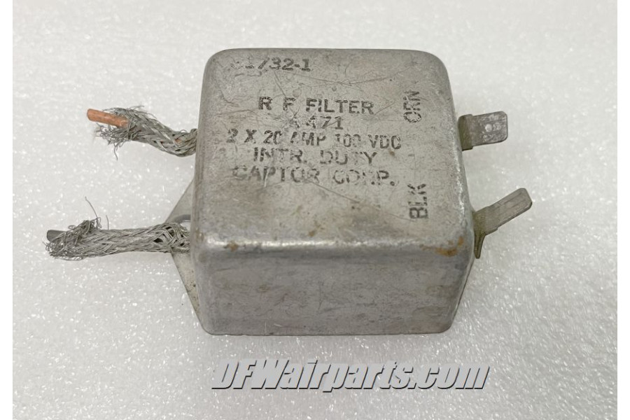 S1732-1, A-471, Cessna Aircraft Avionics RFI Radio Noise Filter - 23020