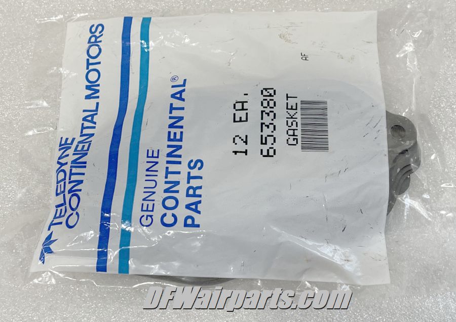 653380, 655705, Continental Aircraft Engine Rocker Cover Gasket w ...