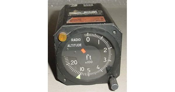 Aircraft Radio Altimeter Indicator. P/N 9599607.