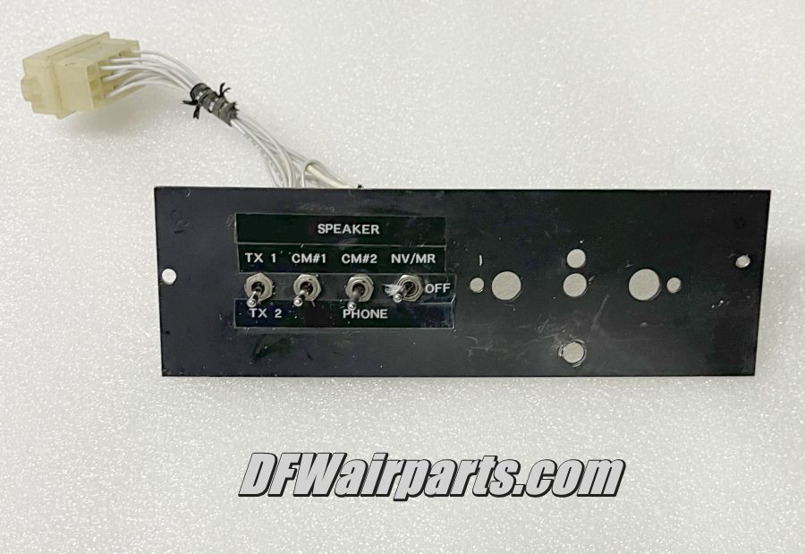 Piper Aircraft Comm Selection / Audio Control Panel - 23363