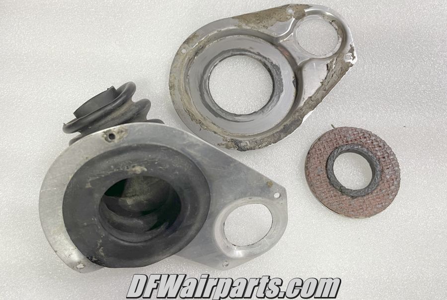 35270-000, 35432-000, Piper PA-28-181 Nose Wheel Bungee Boot and Plate ...